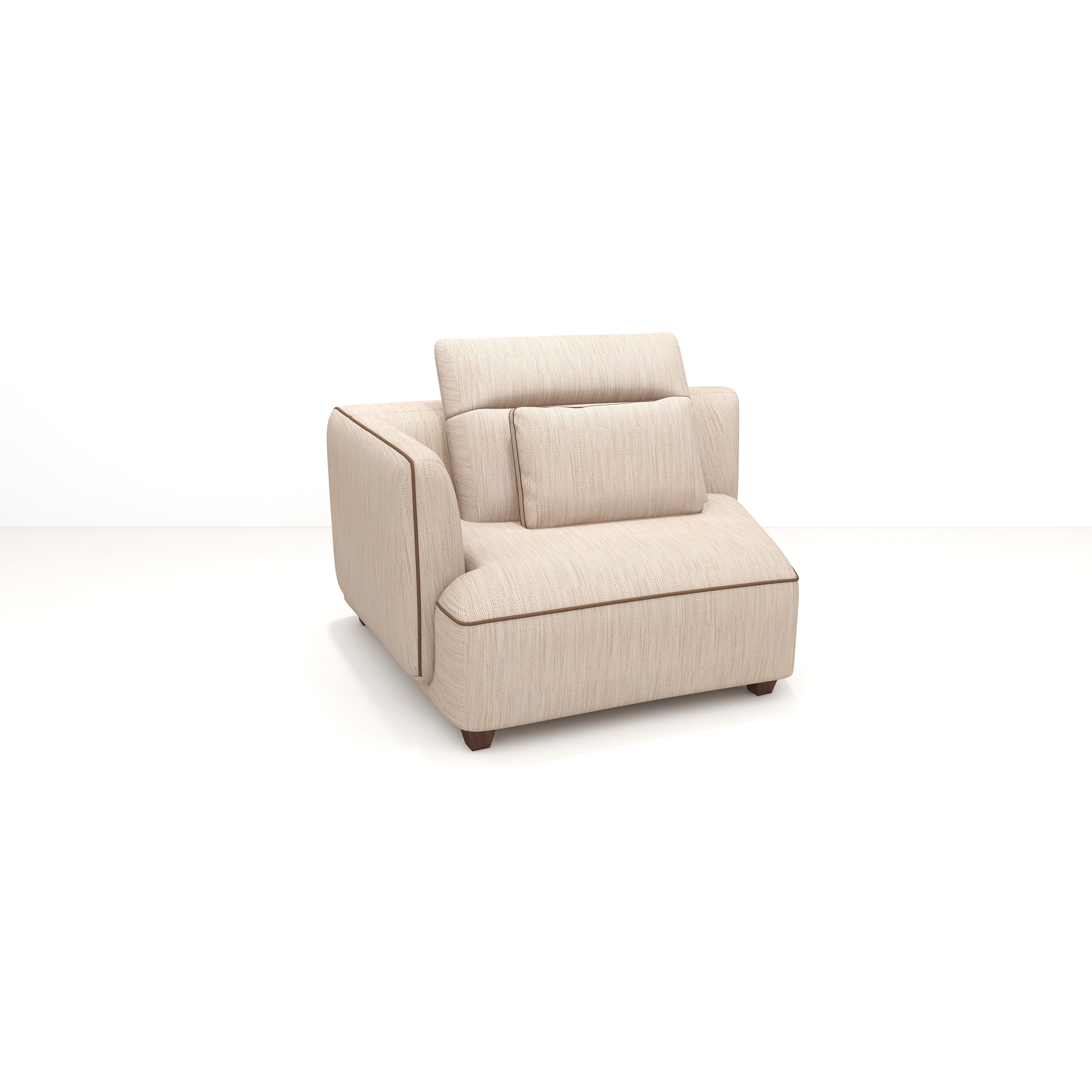 Montserrat Sofa Angle 1-Seater with Right Arm – Commune-PH